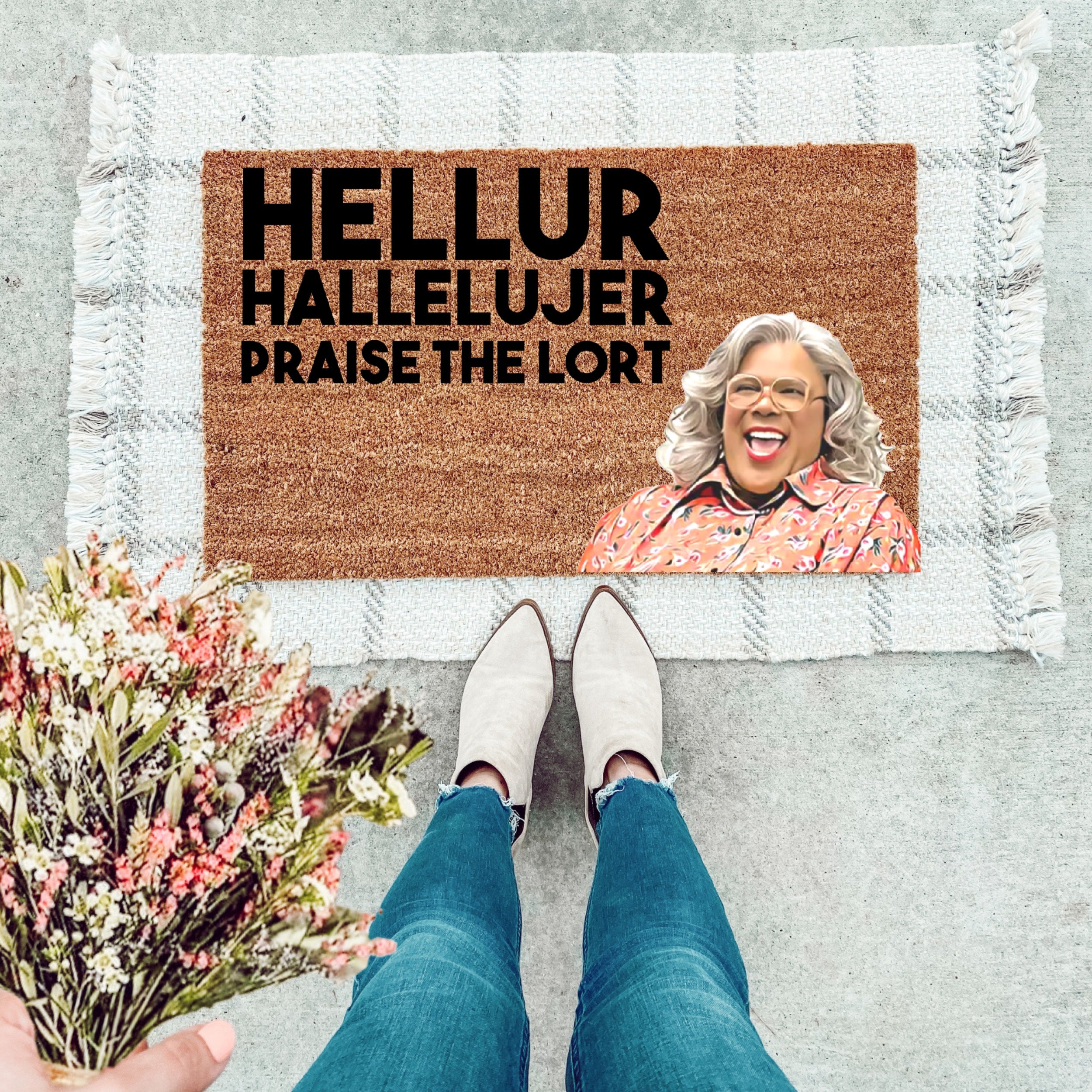 Hellur Praise The Lort Doormat – The Simply Rustic Barn